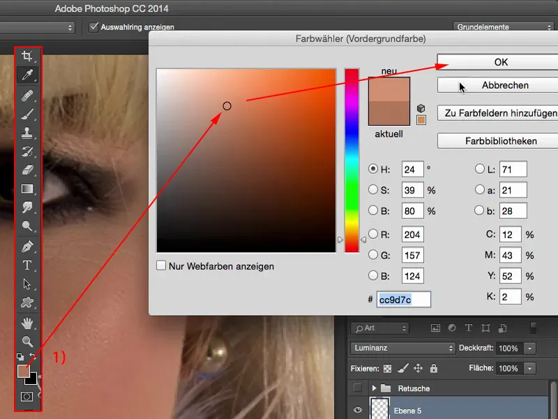 Looks & Styles with Photoshop - painting over mistakes