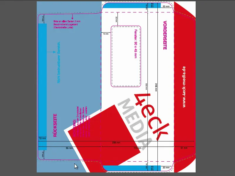 InDesign: Briefumschläge im Businesslook gestalten