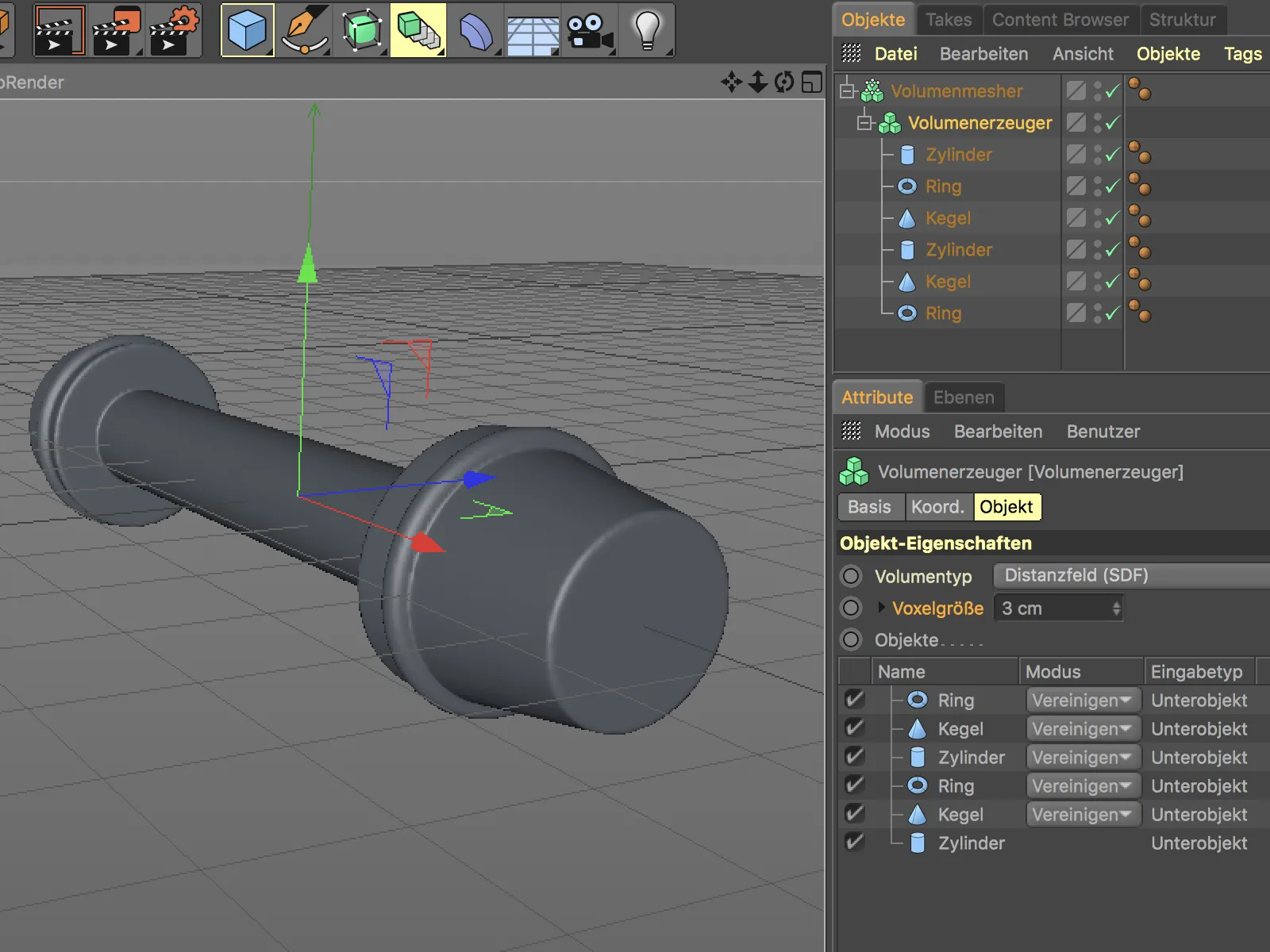 Novedades versión 20 - Modelización con OpenVDB