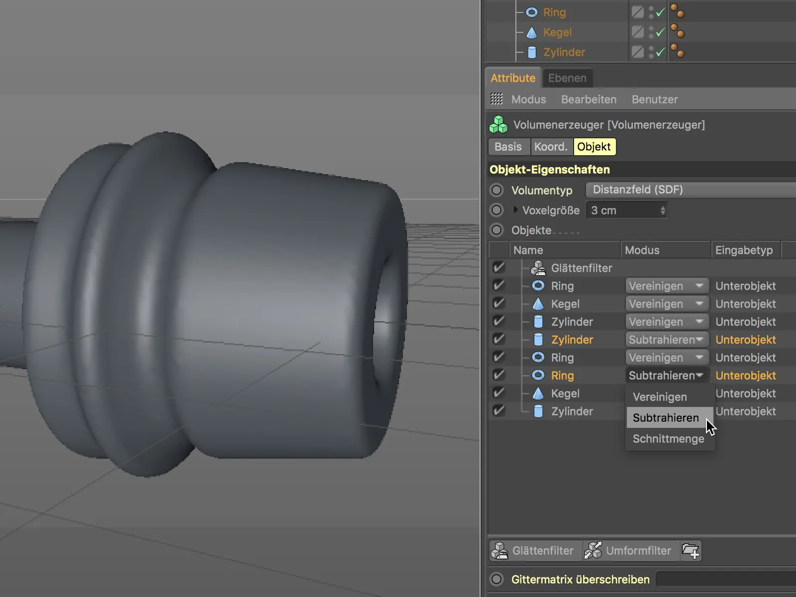 Novedades versión 20 - Modelización con OpenVDB