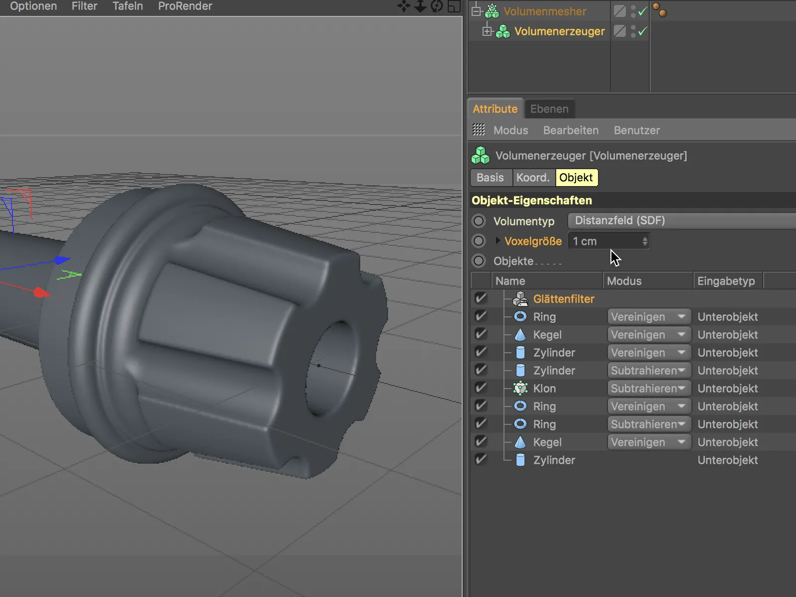 Novedades versión 20 - Modelización con OpenVDB