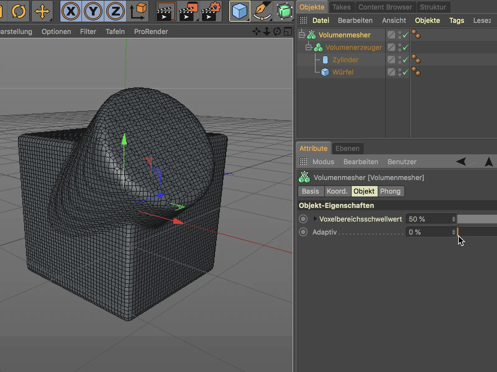 Novedades versión 20 - Modelización con OpenVDB