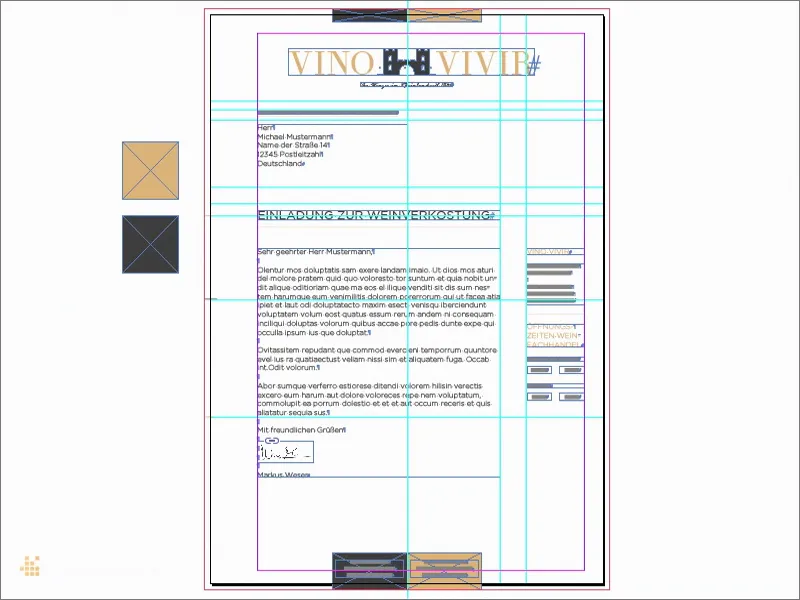 Menyiapkan dan mencetak kertas surat mewah sesuai dengan standar DIN