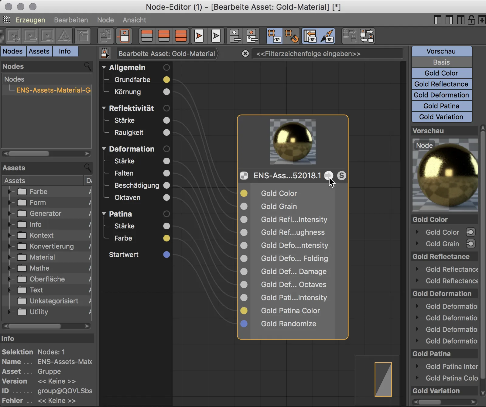 Neu in Release 20 – Node-basierte Materialien