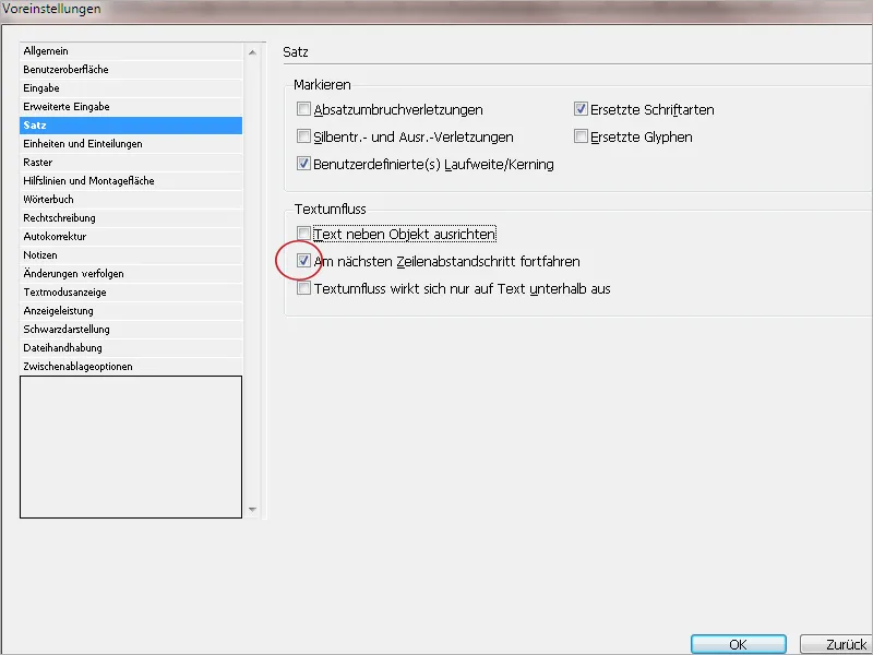 Configure default settings in Adobe InDesign