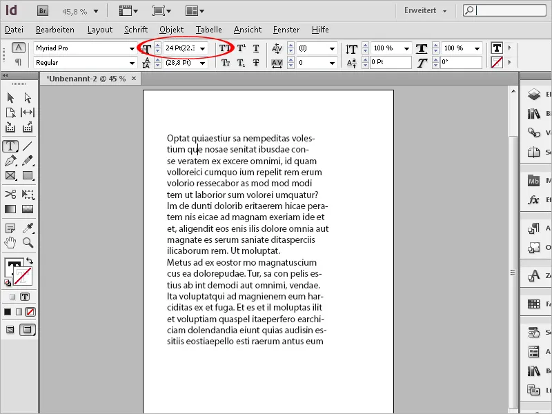 Configure default settings in Adobe InDesign