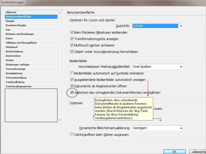 Configure default settings in Adobe InDesign