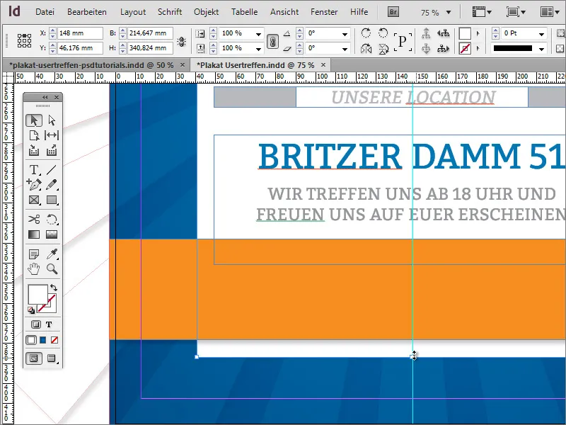 Poster design in Adobe InDesign - Part 3: Adding text