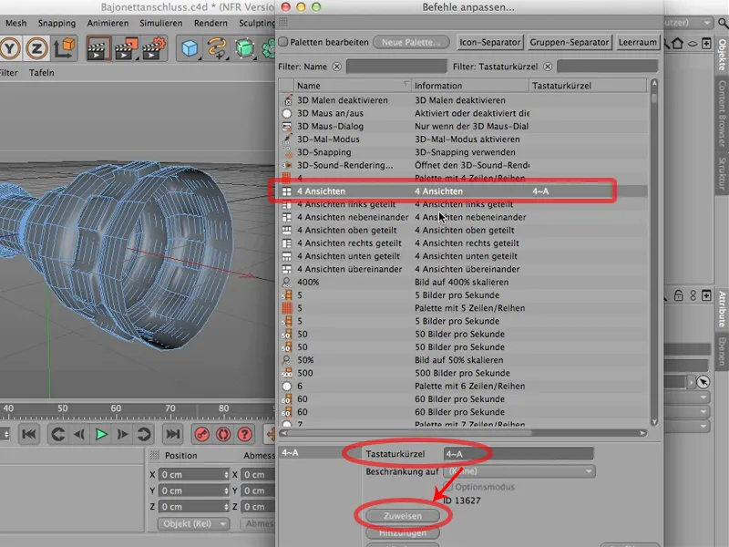 Set up layout and shortcuts