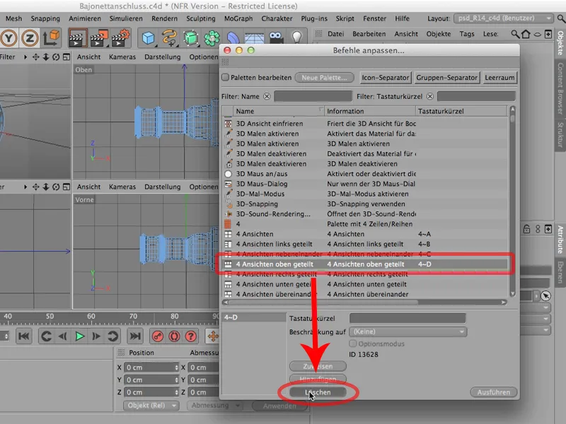 Set up layout and shortcuts