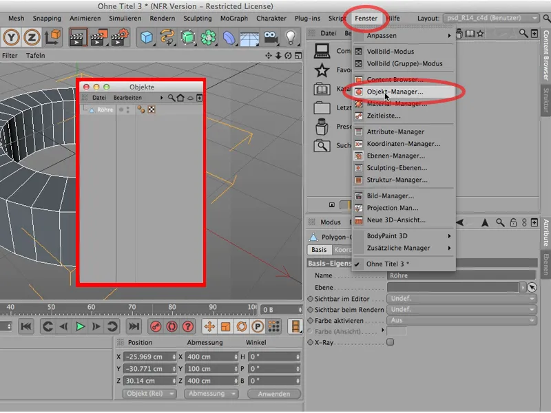Set up layout and shortcuts