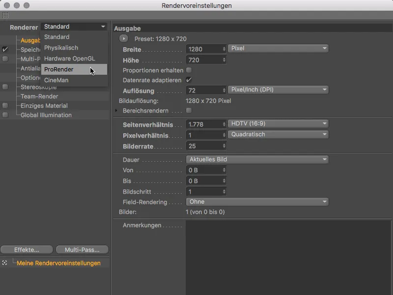 C4D Release 19 - Physics-based GPU renderer ProRender