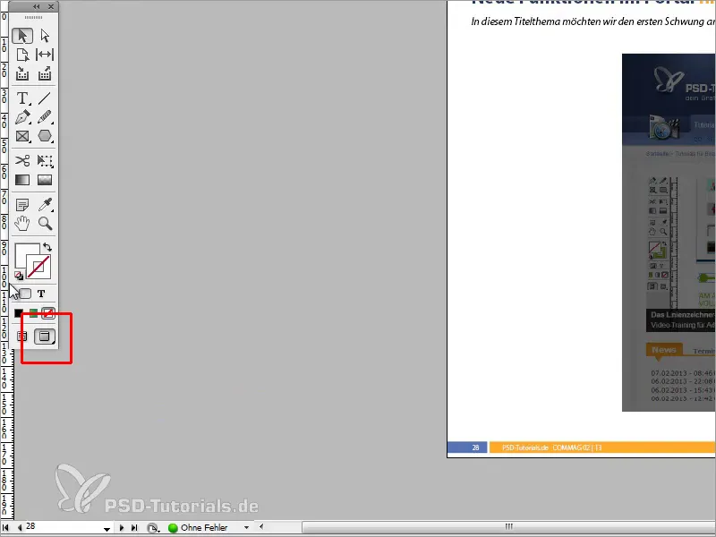 Trucos Adobe InDesign: Ampliar el área de montaje