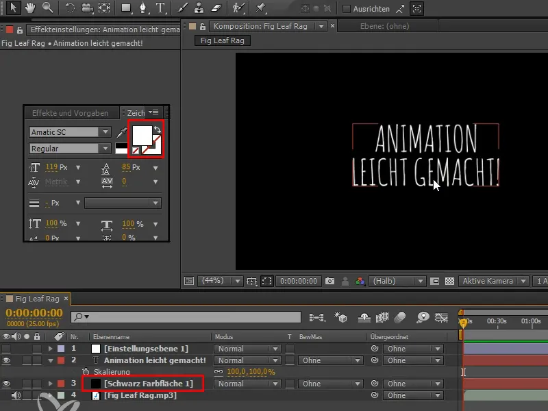 Animation made easy: The colors