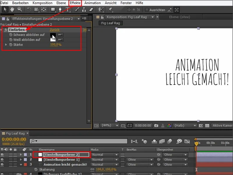Animation made easy: The colors