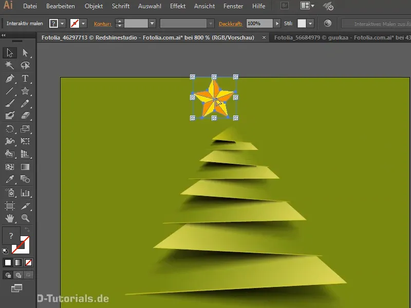 Crear estrella biselada