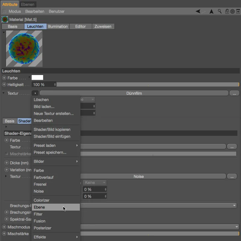 New in Release 18 - Soap bubbles with the thin film shader