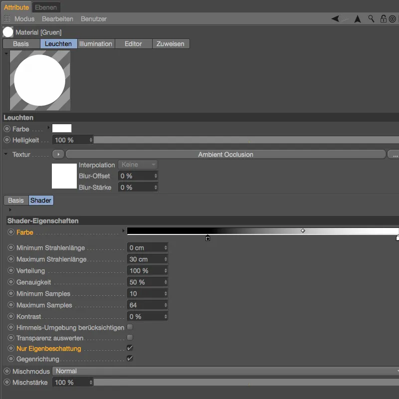 C4D Release 18: Traces of use, inverse ambient occlusion