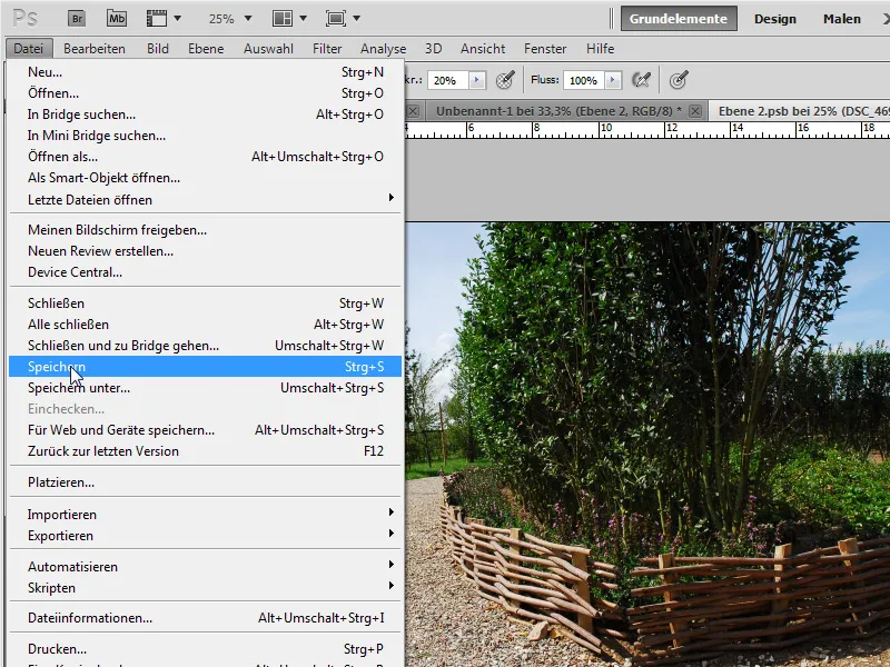 Image aging effects - Letting images with textures age in Photoshop