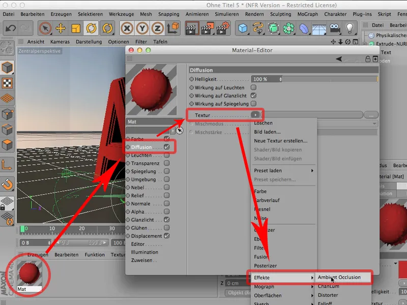 Cinema 4D, Ambient Occlusion: Save render time!