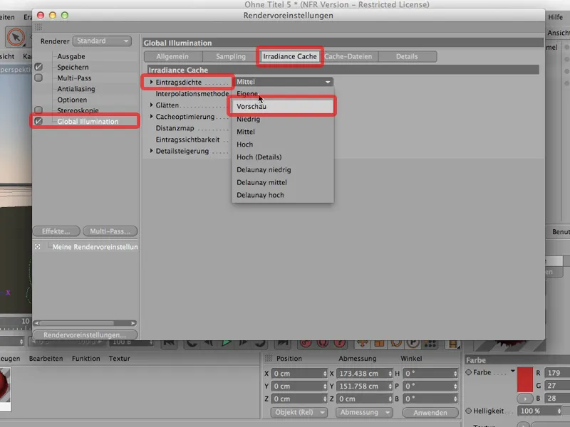 Cinema 4D, Ambient Occlusion: Save render time!