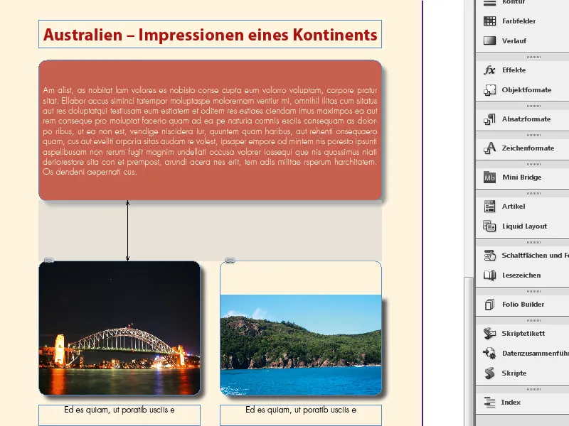 Use the gapping tool in Adobe InDesign