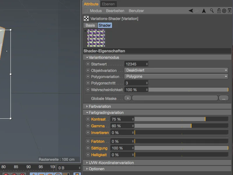 C4D Release 17 - Texture variations with variation shaders