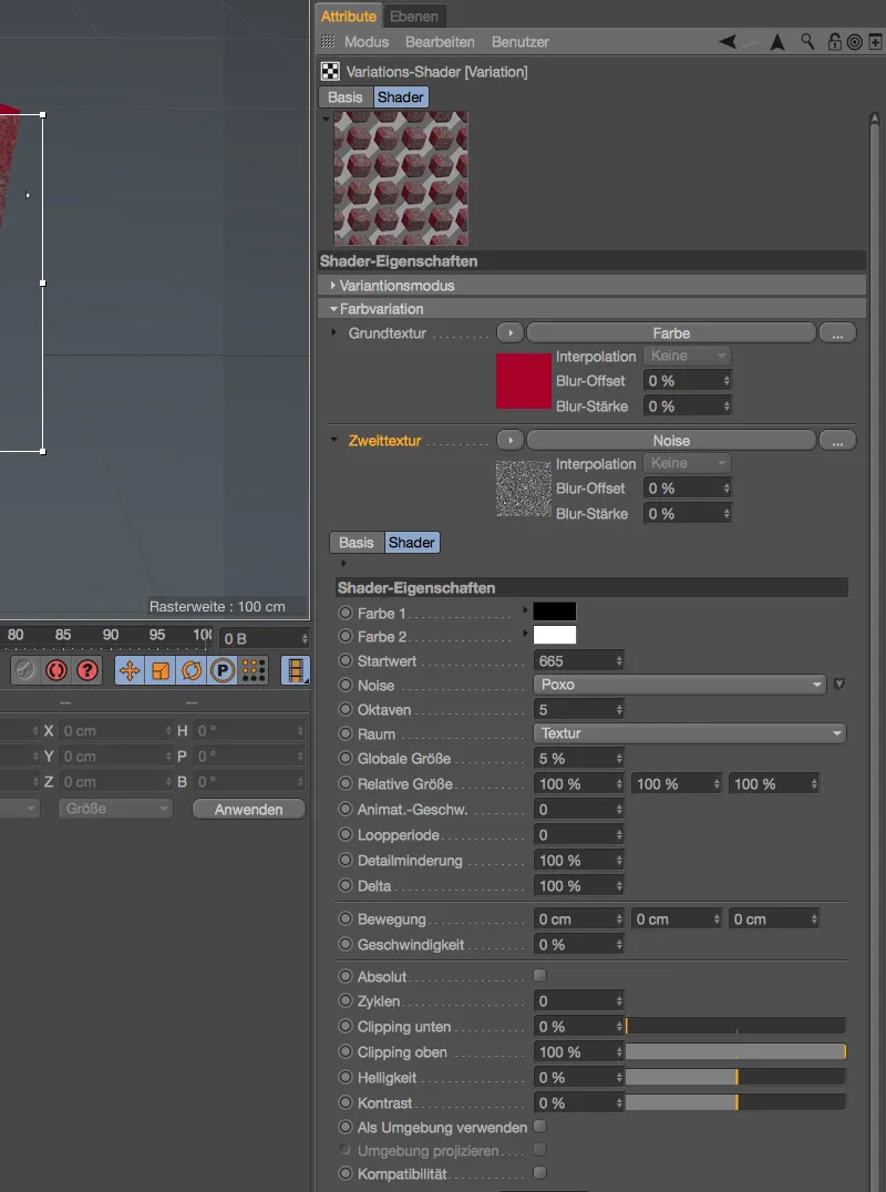C4D Release 17 - Texture variations with variation shaders