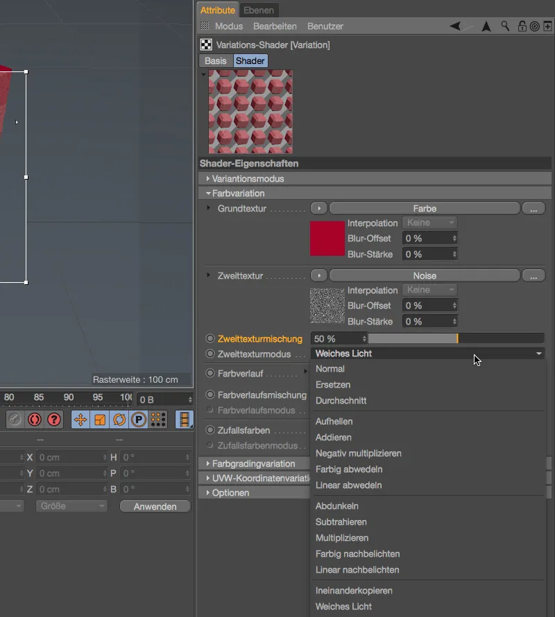 C4D Release 17 - Texture variations with variation shaders