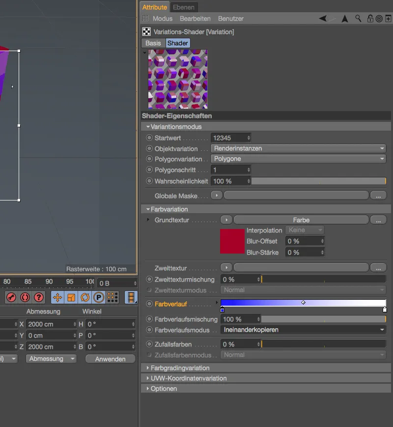 C4D Release 17 – Texturvariationen mit Variations-Shader