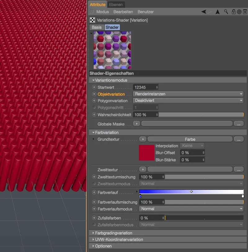 C4D Release 17 - Texture variations with variation shaders