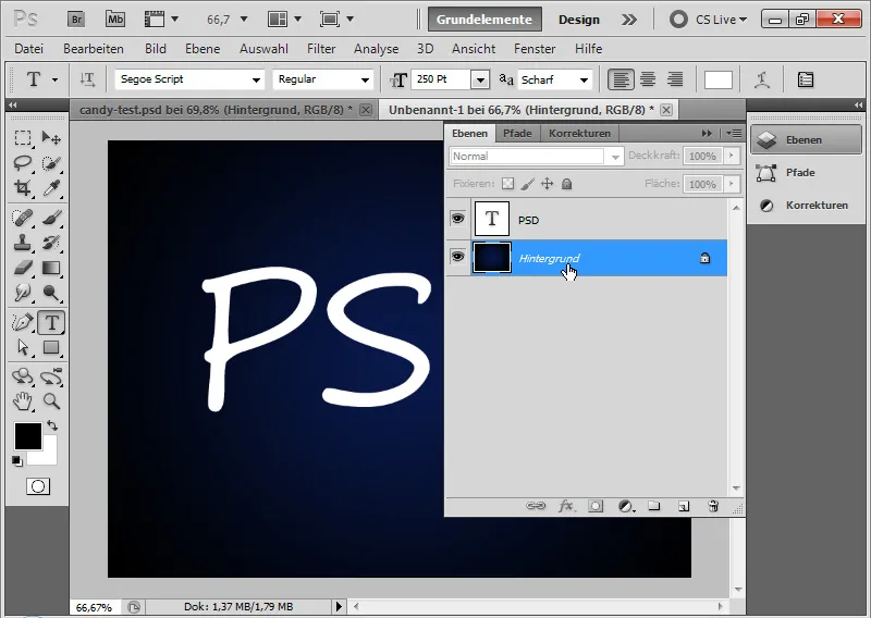 Create a candy effect - classic and illustrative in Photoshop