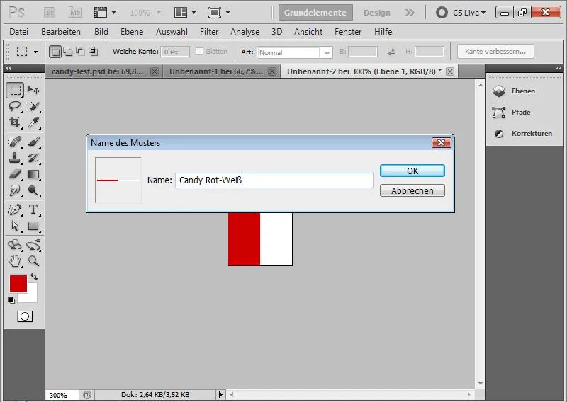 Create a candy effect - classic and illustrative in Photoshop