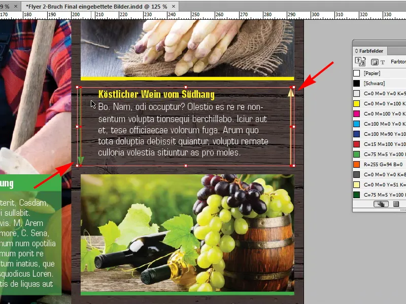 Adobe InDesign: Repositioning objects and paths