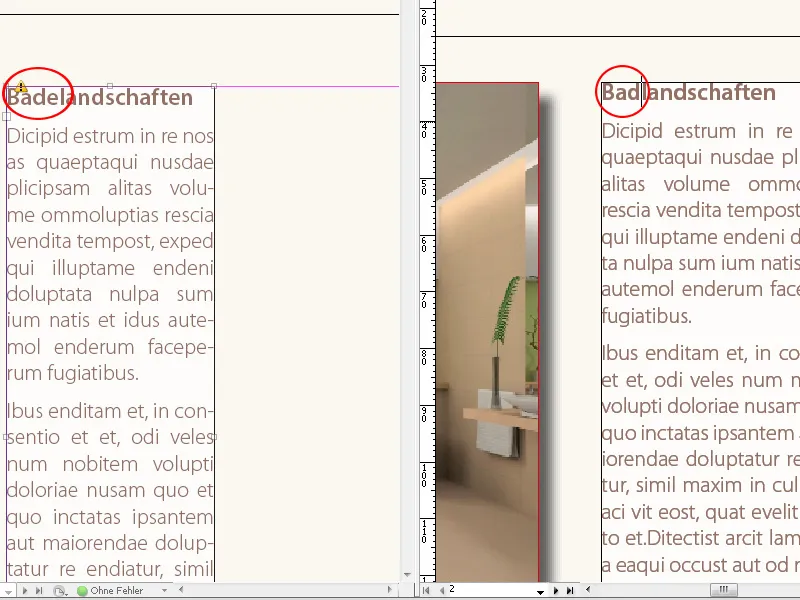 Content mapping and content placement tool in Adobe InDesign