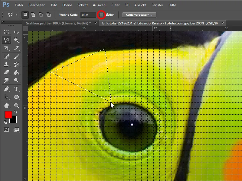 The low-poly effect in Photoshop