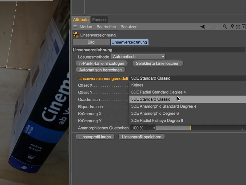 C4D Release 17 - Distortion & deformation, lens distortion