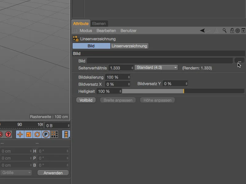 C4D Release 17 - Distortion & deformation, lens distortion