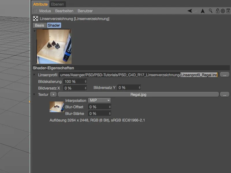 C4D Release 17 - Distortion & deformation, lens distortion