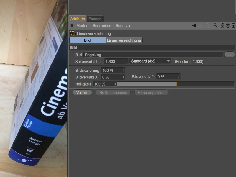 C4D Release 17 - Distortion & deformation, lens distortion