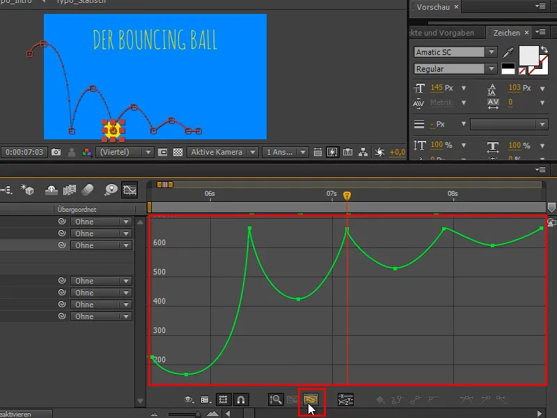 Animation made easy: Bouncing Ball - the curves