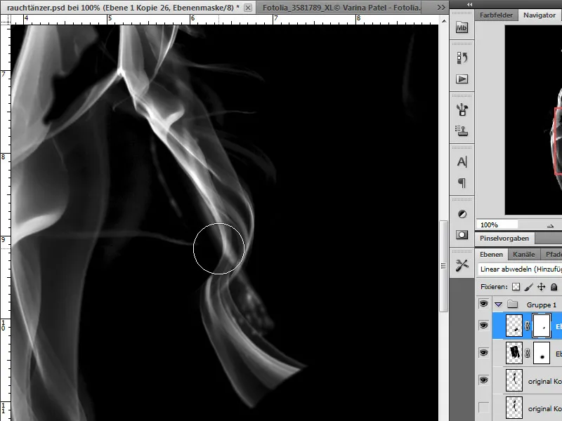 Membuat efek asap di Photoshop