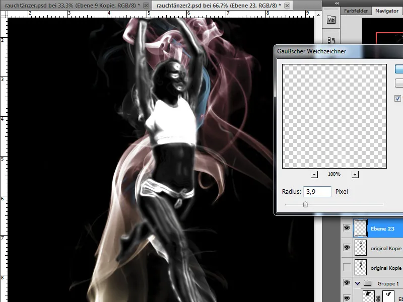 Membuat efek asap di Photoshop