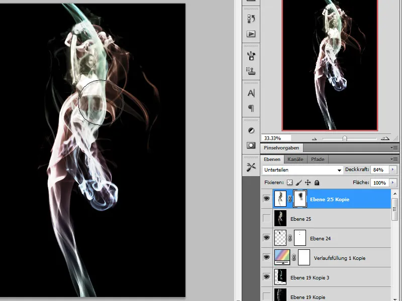 Membuat efek asap di Photoshop