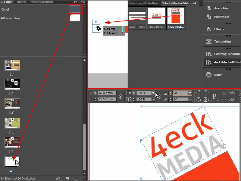 Merancang kalender dinding DIN-A3 di InDesign dan mencetaknya.