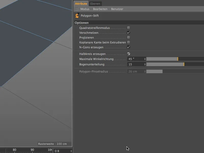 New in Release 16 - Modeling with the new polygon pen