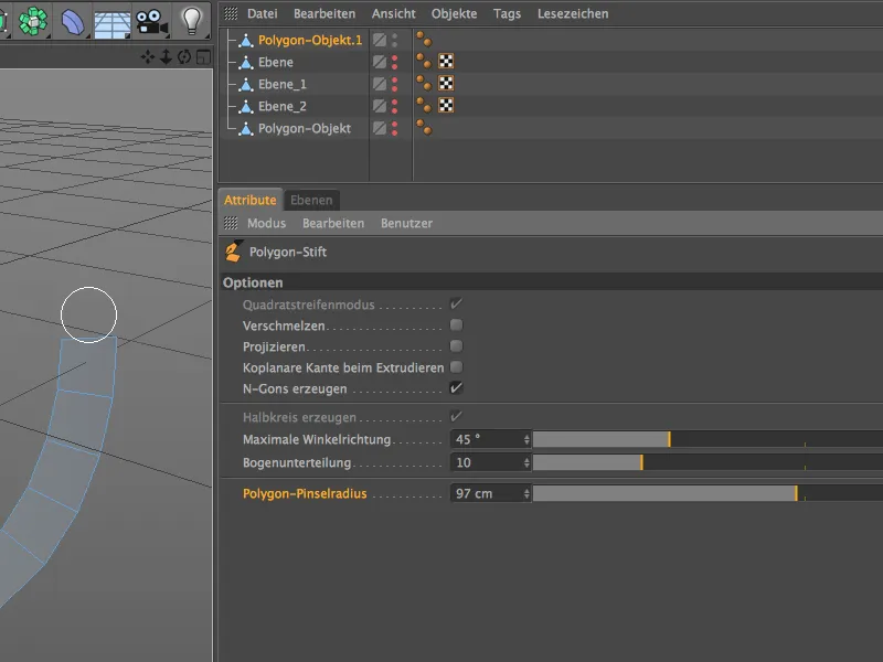 New in Release 16 - Modeling with the new polygon pen