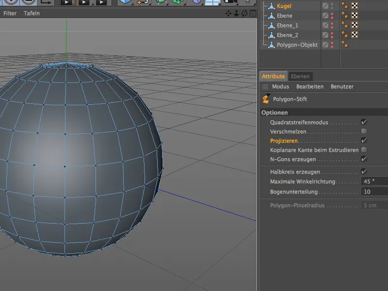 New in Release 16 - Modeling with the new polygon pen