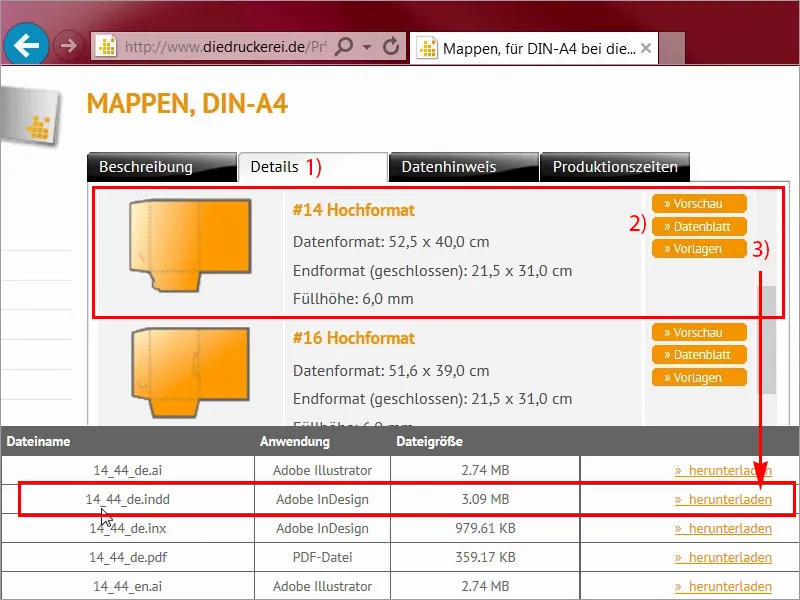 InDesign: Create presentation folder with relief varnish