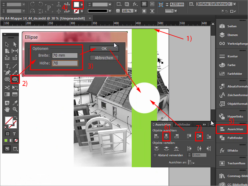 InDesign: Präsentationsmappe mit Relief-Lackierung erstellen